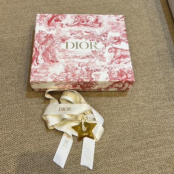 Dior | Other | Authentic Dior Toile Gift Box Sale Includes Ribbon And ...